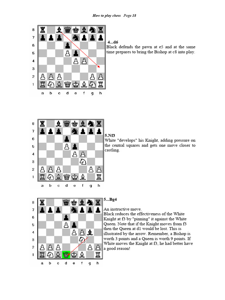 1 Chess Game Instructions-18 | PDF