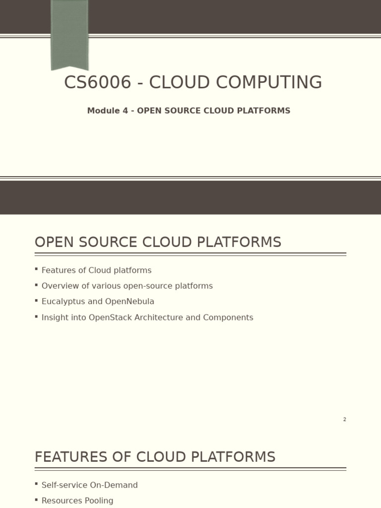 Cs6006 - Cloud Computing - Module - 4 | PDF | Cloud Computing | Virtual ...