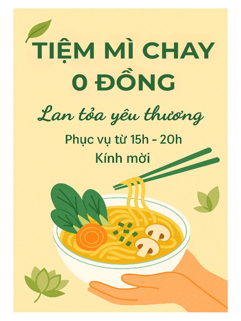 TIỆM MÌ CHAY 0 ĐỒNG | PDF