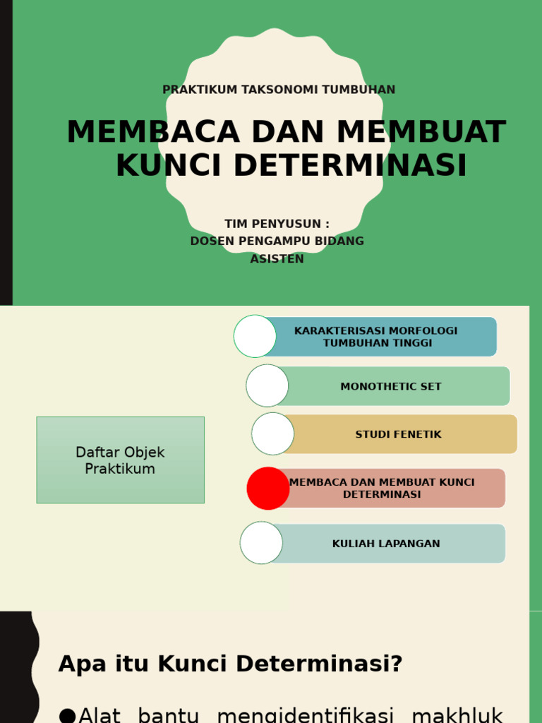 Cara Membaca Kunci Determinasi Tumbuhan | PDF