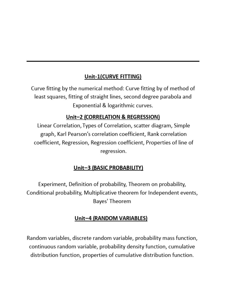 BE03000251 P&S Mid Sem Syllabus | PDF