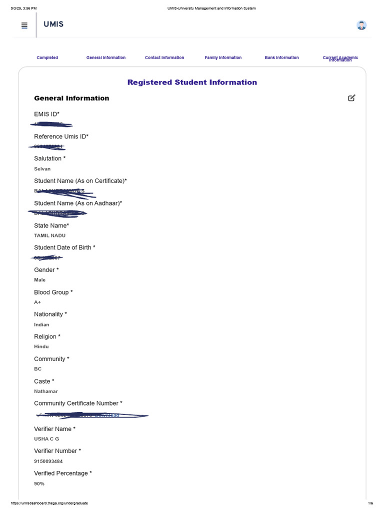 UMIS-University Management and Information System | PDF