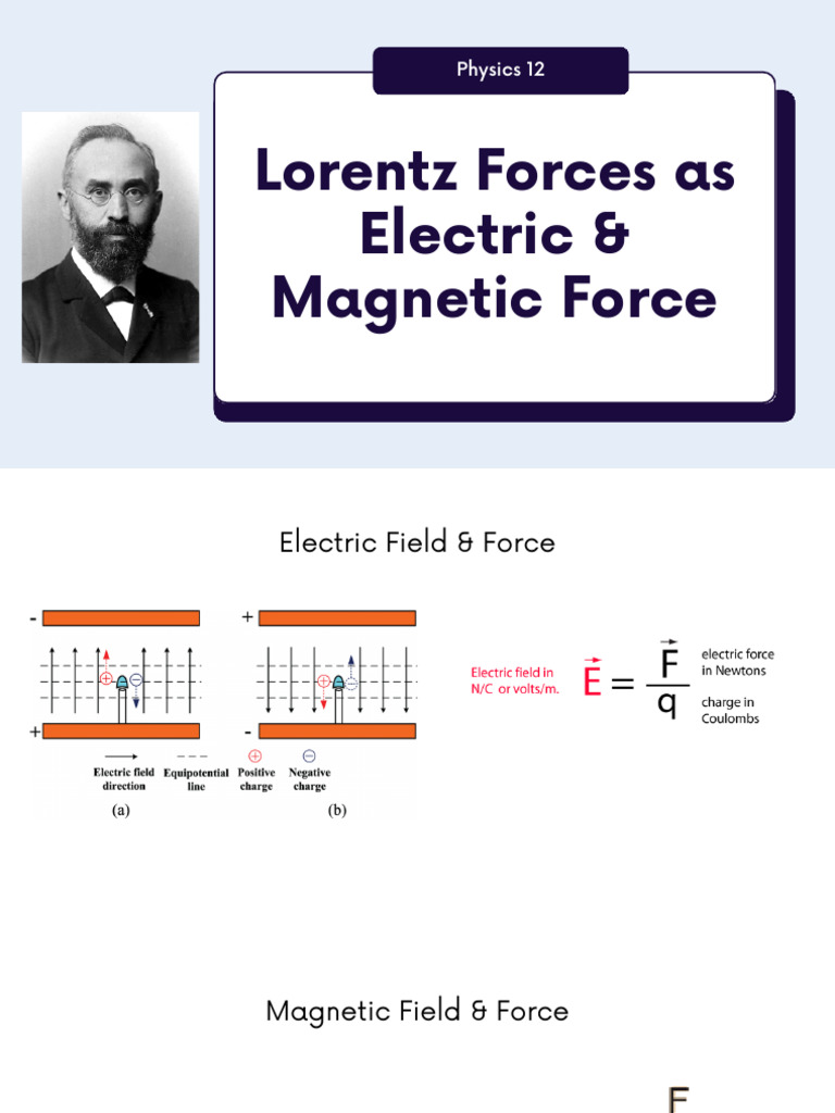 Electromagnetic Waves & Lorentz Forces | PDF