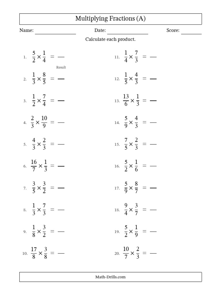 Fractions Multiply Improper 001.1698465852 | PDF | Chess Theory | Chess ...