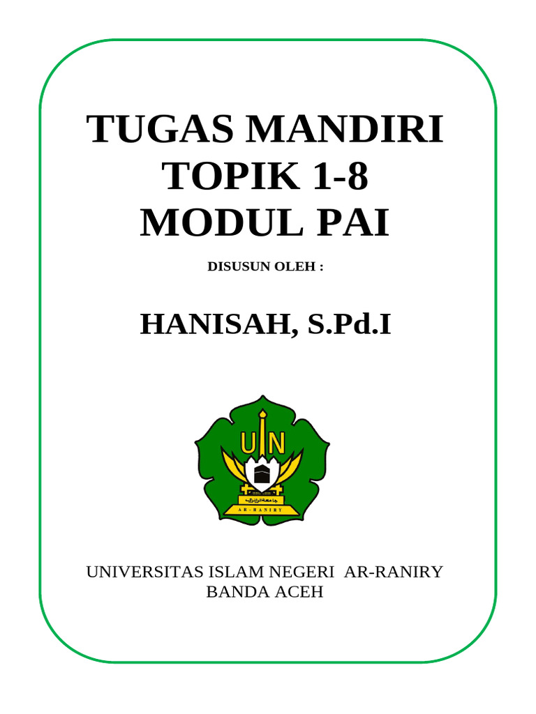 6 Contoh Tugas Mandiri Modul Profesional | PDF