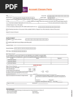 Axis Bank Account Closure Form | PDF | Banking Technology | Banking