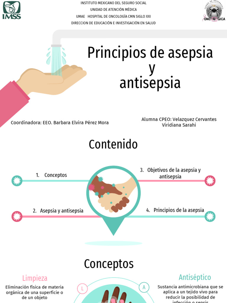 Asepsia y Antisepsia | PDF | Esterilización (Microbiología) | Infección