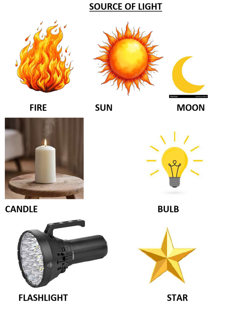 Types of Light Sources Explained | PDF