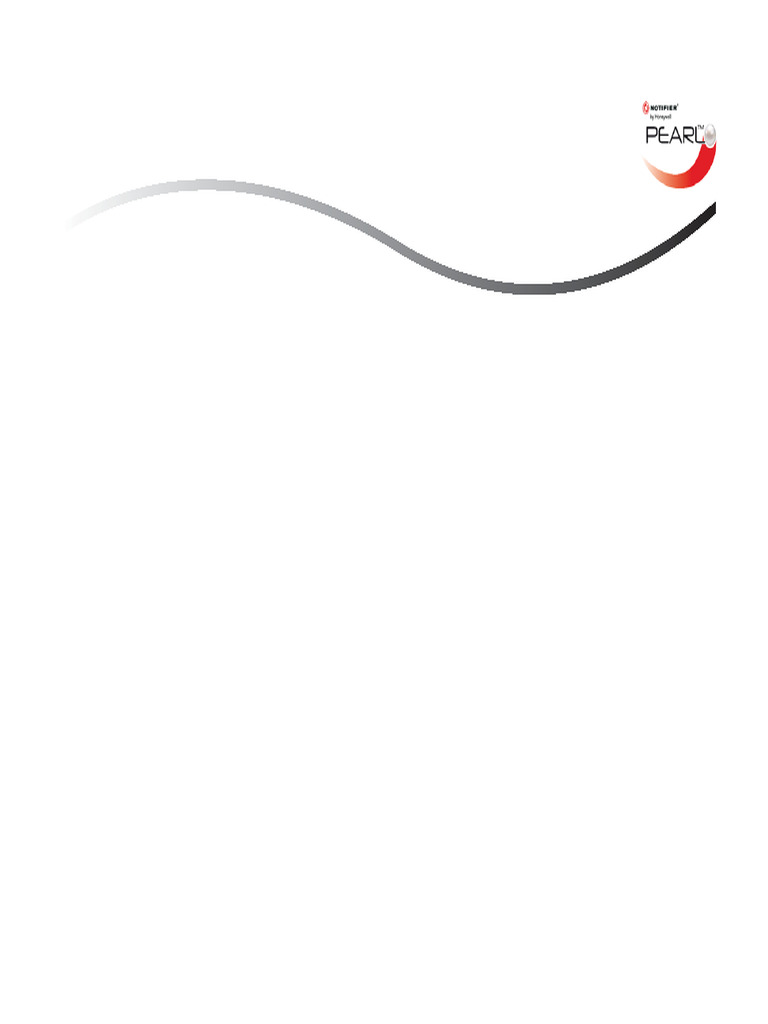 Notifier Pearl Fire Panel Manual | PDF | Menu (Computing) | Backlight