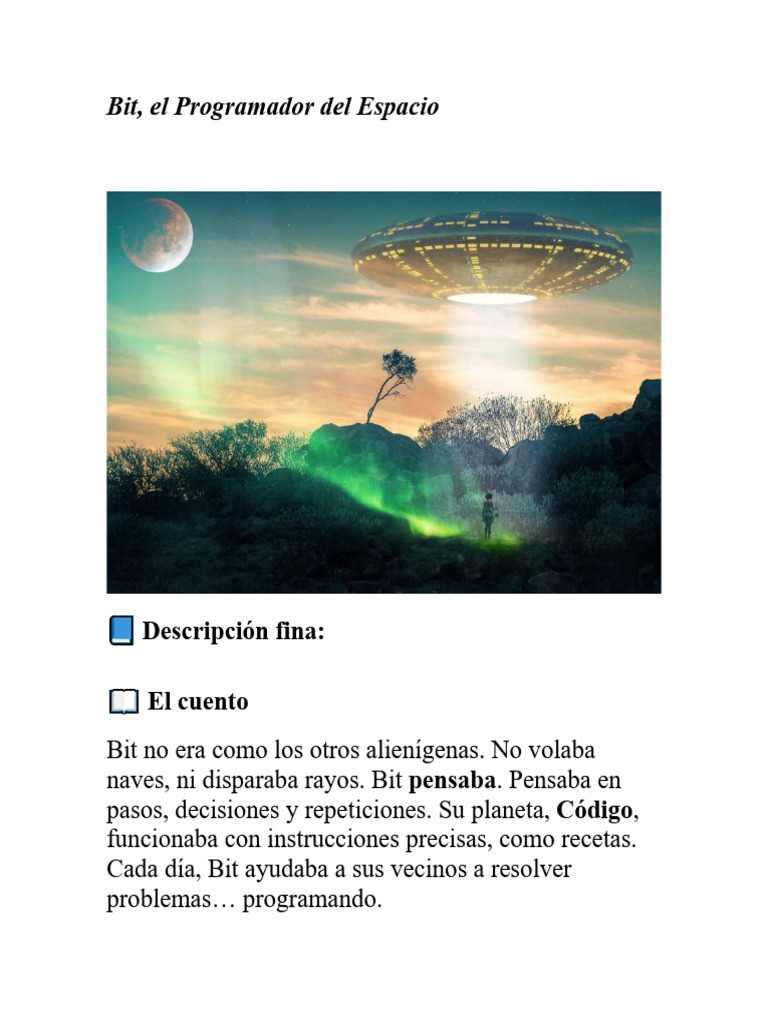 Bit, El Programador Del Espacio | PDF