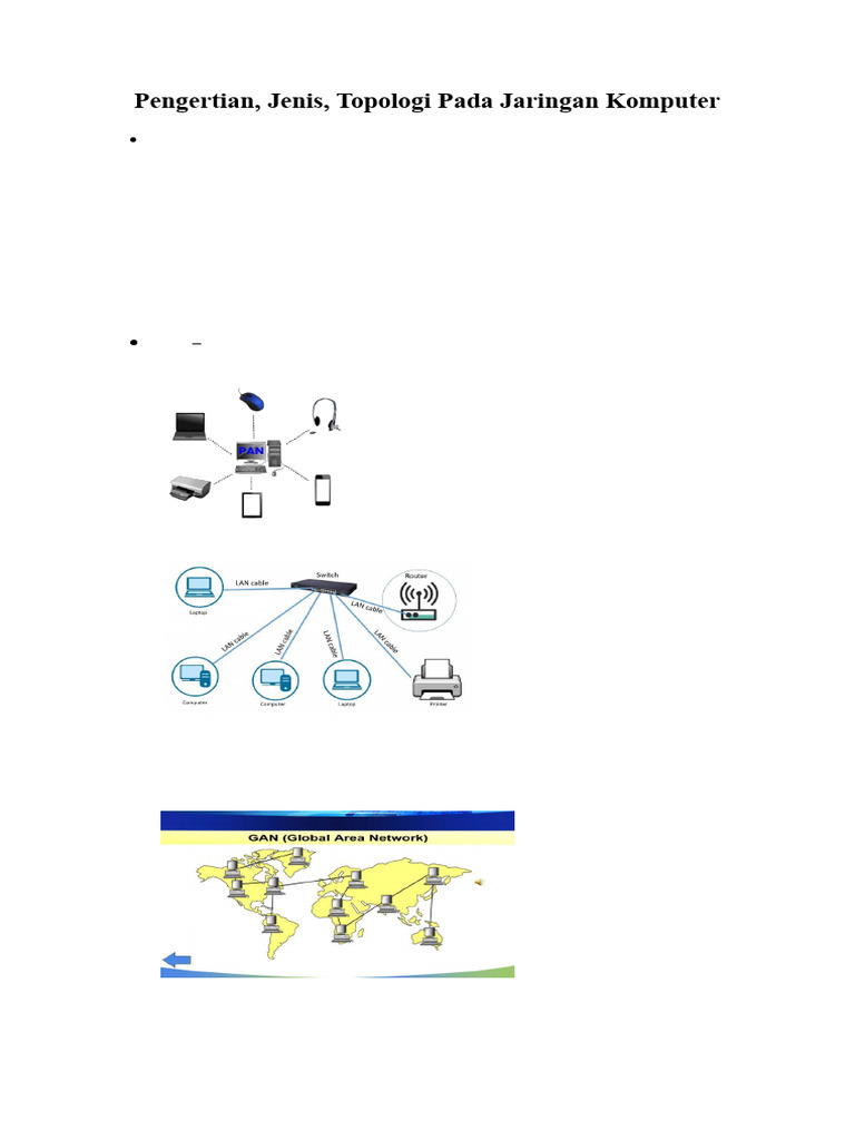 Contoh Jaringan Internet dan Topologinya | PDF