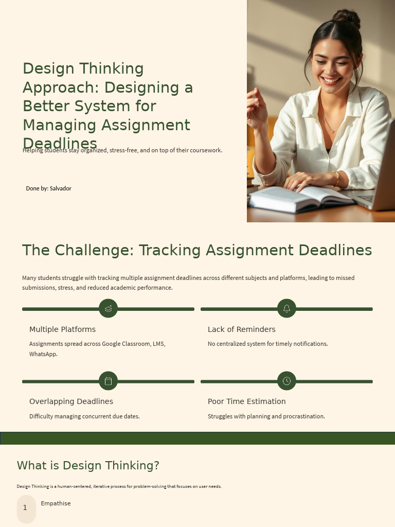 Design Thinking for Assignment Management | PDF | Design Thinking ...
