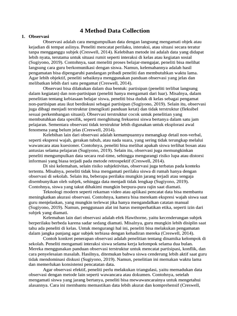 4 Method Data Collection | PDF