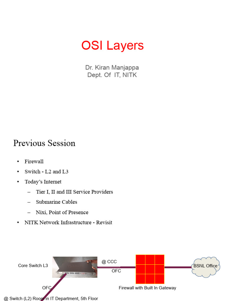 Understanding OSI Layers and Protocols | PDF | Osi Model | Computer Network