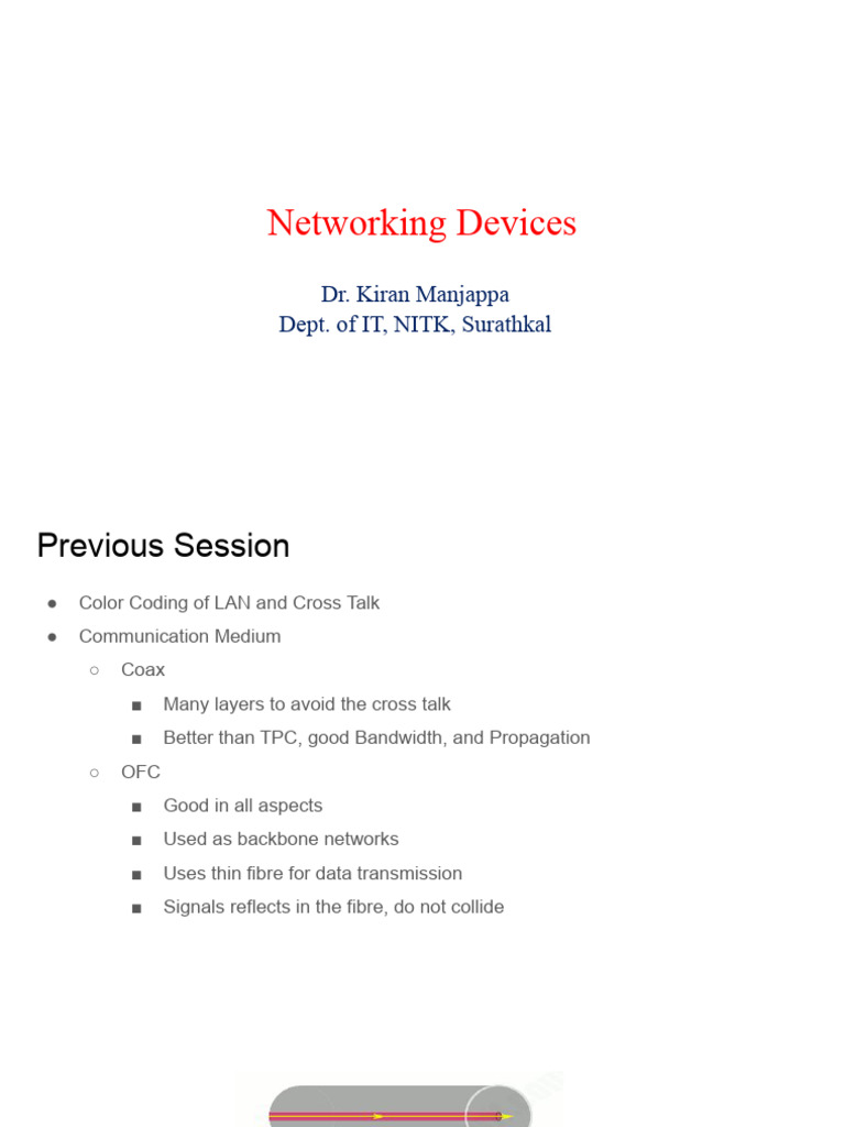 Session 7 - Networking Devices | PDF | Computer Network | Network Switch
