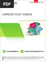 Optima Secure Policy Wording | PDF | Insurance | Intensive Care Unit