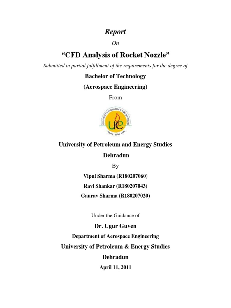 CFD Rocket Nozzle | PDF | Nozzle | Rocket Engine
