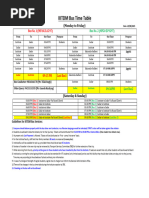 Bus Schedule | PDF | Bus | Land Transport