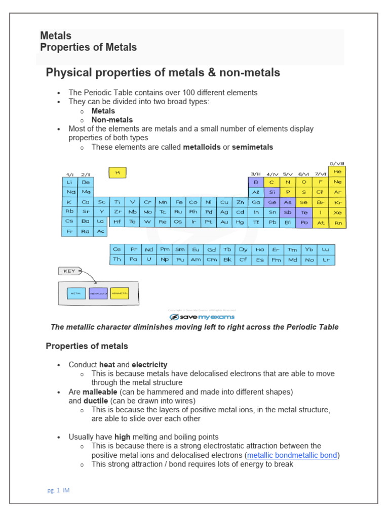 Form 4 Notes Metals Abbot | PDF | Rust | Oxide