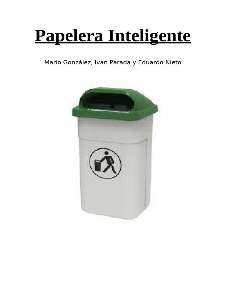 Papelera Inteligente | PDF