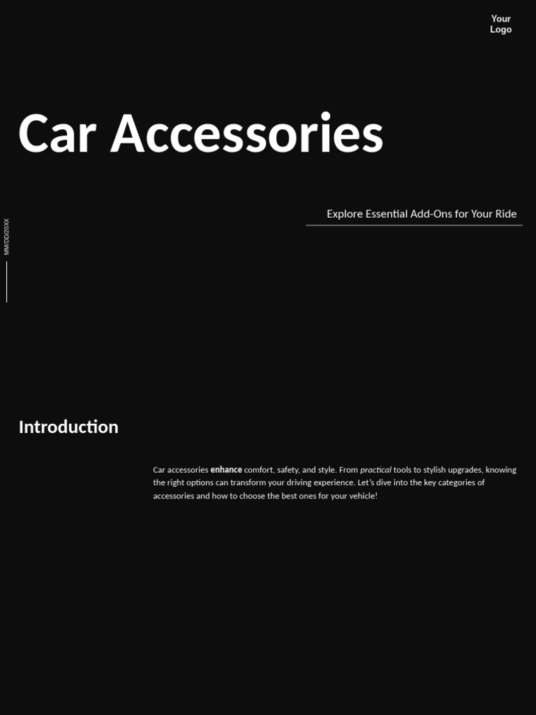 Essential Car Accessories Guide | PDF | Vehicles | Transport