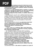 PEC-Definition of Terms | PDF | Electrical Wiring | Electrical Conductor