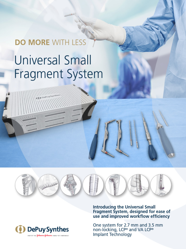 DePuy Synthes Small Fragment System Guide | PDF | Anatomical Terms Of ...