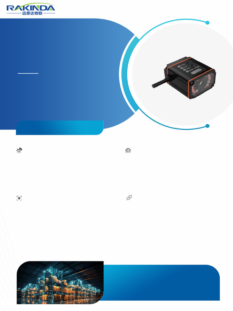 RK410 Industrial Scanner Datasheet | PDF | Barcode | Qr Code