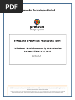 SOP - UPS - Nodal Office - For Shifting From NPS To UPS - Online - DDO - PAO Version 1.0 | PDF