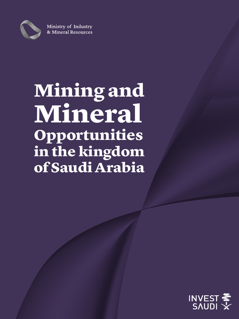Saudi Arabia Mining Investment Guide | PDF | Mining | Geology