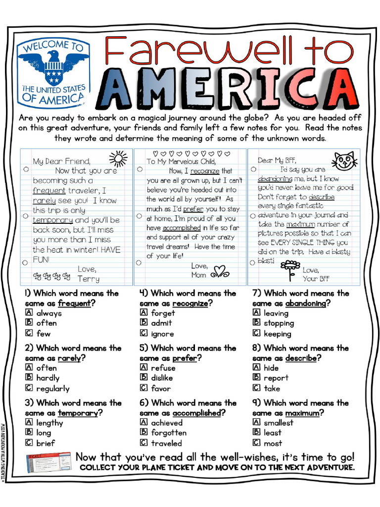 Context Clues Packet-2 | PDF