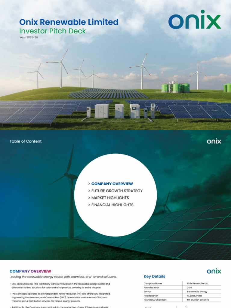 Onix Pitch Deck | PDF