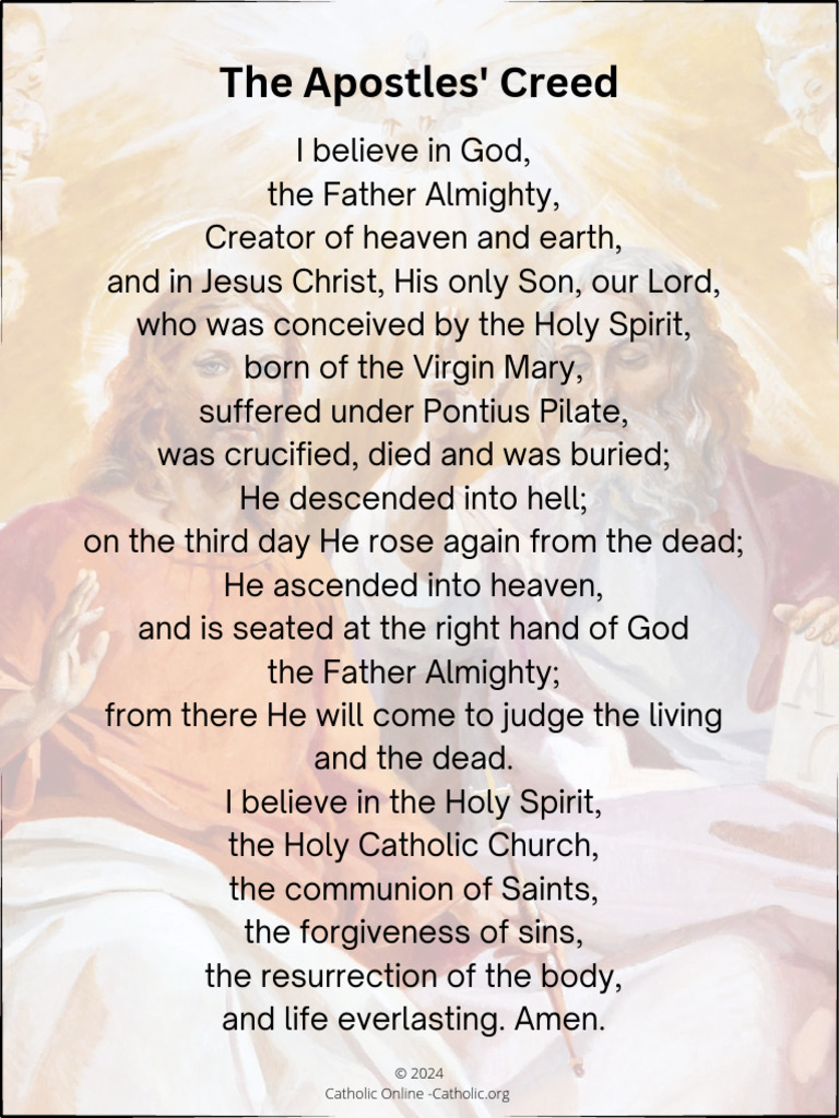 The Apostles Creed | PDF
