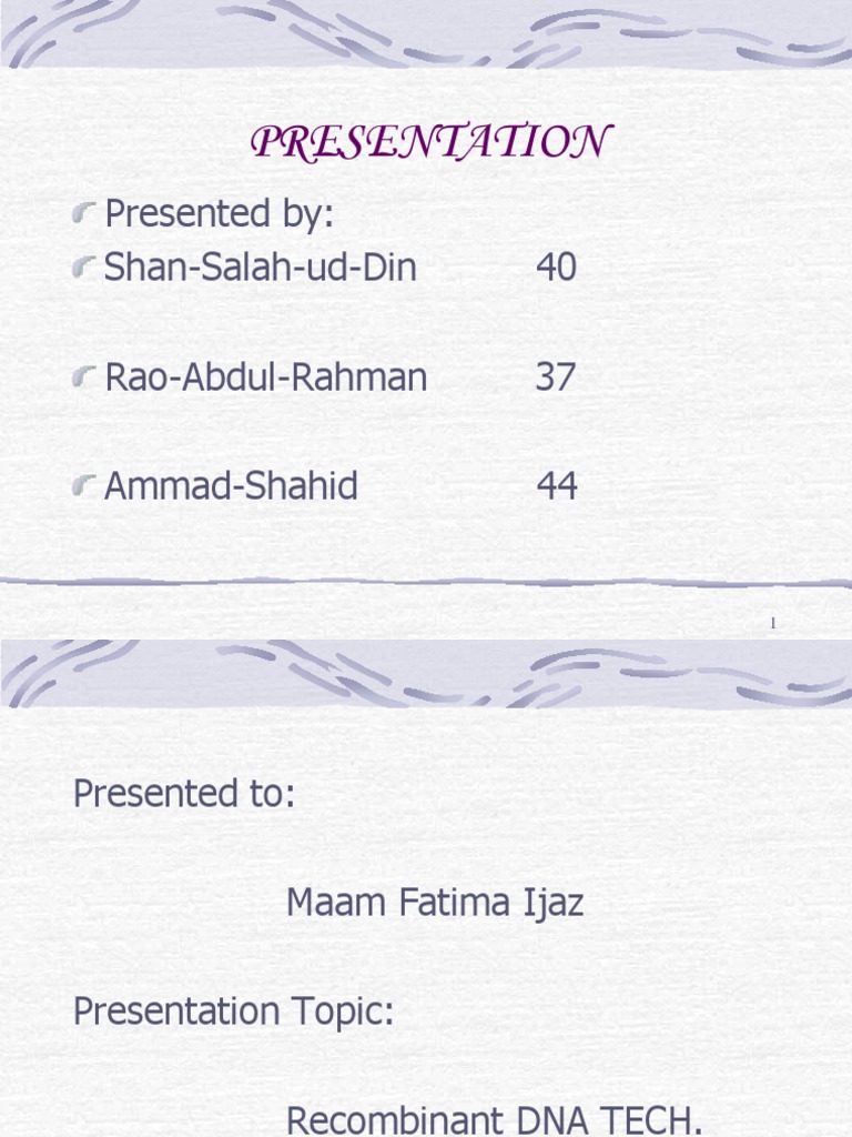 DNA Ant Technology | PDF | Recombinant Dna | Molecular Cloning