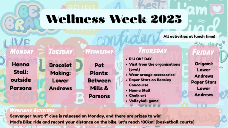 Wellness Week Program | PDF
