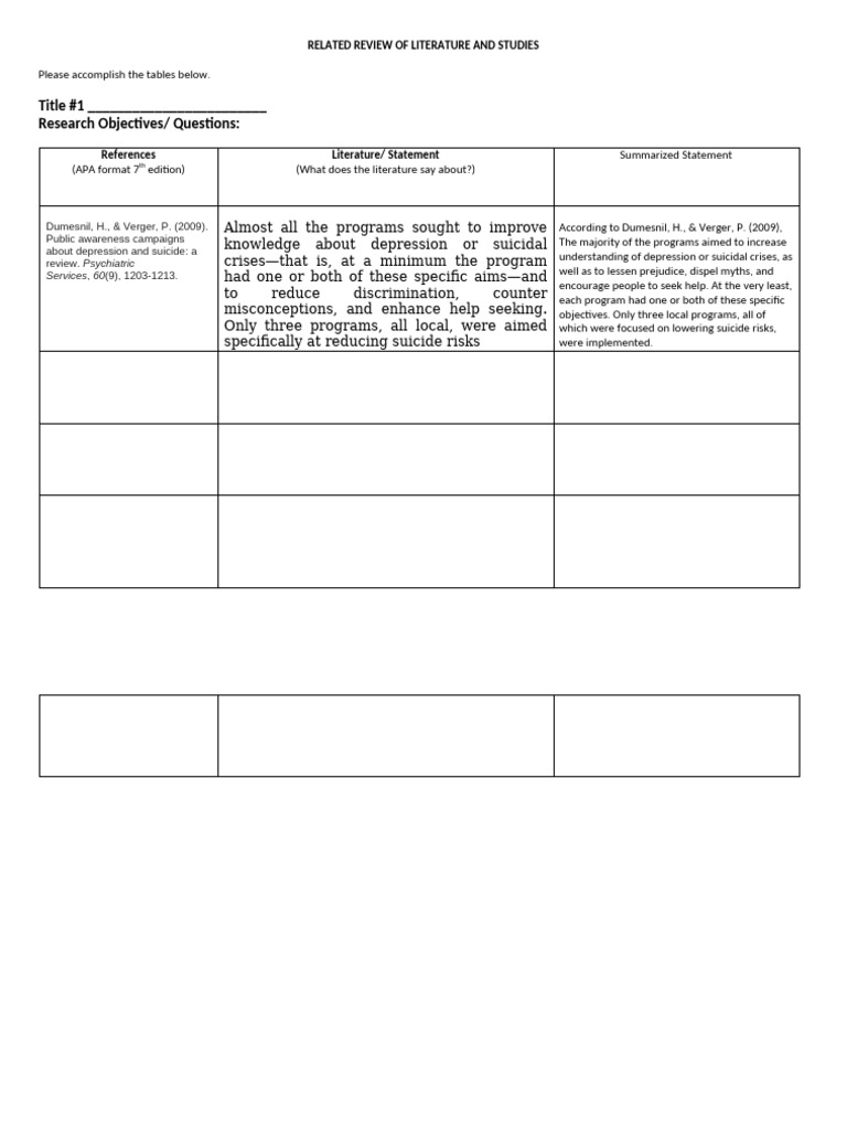 Activity Collection RRL | PDF