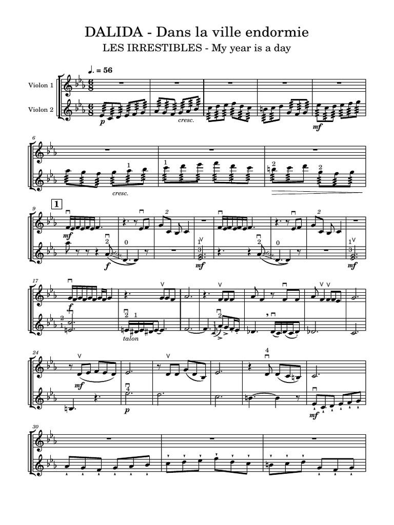 Dalida Dans La Ville Endormie 1 | PDF | James Bond | Songs