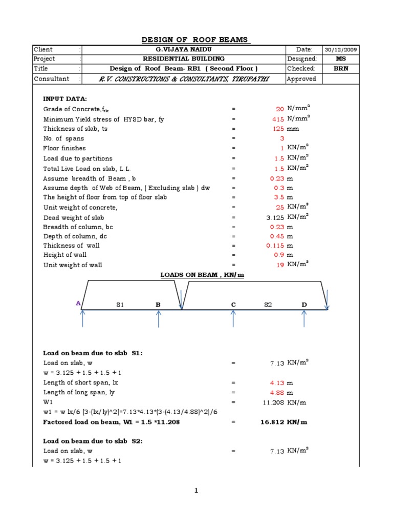 Continuous Beams | PDF | Beam (Structure) | Bending