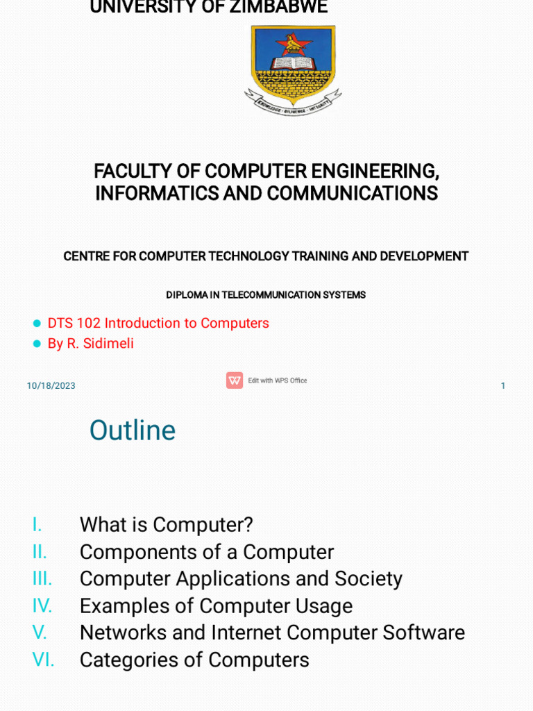 Introduction to Computer Systems | PDF | Central Processing Unit | Cpu ...