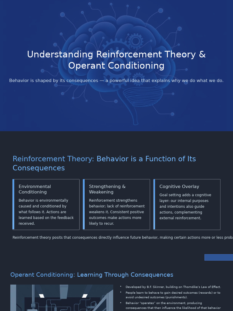 Understanding Reinforcement Theory and Operant Conditioning | PDF ...