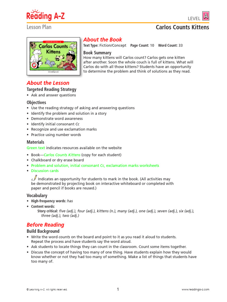 Carloscountskittens LP Unlocked | PDF | Reading Comprehension | Learning