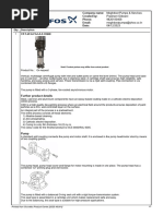 Grundfos CM5-3 Pump Specifications | PDF | Pump | Gas Technologies