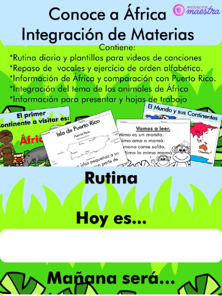 MisamigosafricanosConocefricaPowerPointIntegracinUnidad11 1 | PDF