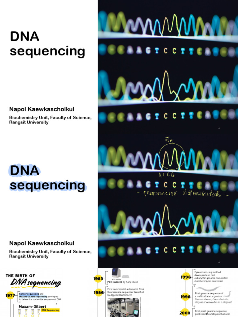 Lec 10 DNA Sequencing | PDF