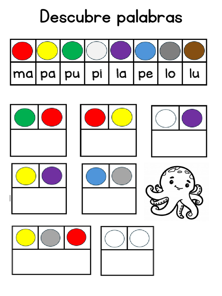 Sílabas Con Código de Color | PDF
