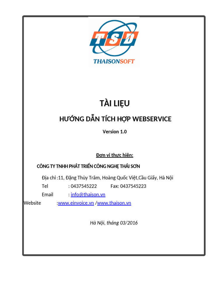 EINOICE WEB API V2 - Update | PDF