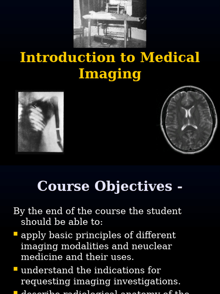 Introduction 1 | PDF | Medical Imaging | X Ray