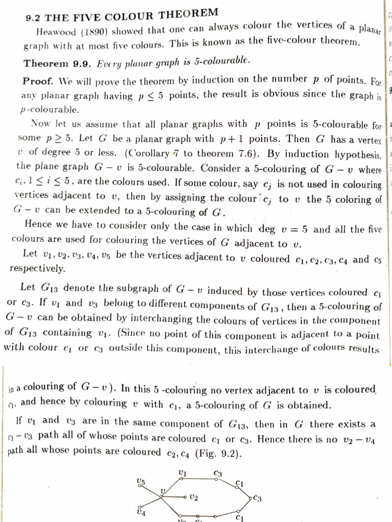 Heawood Five Color Theorem | PDF | Graph Theory | Mathematical Relations