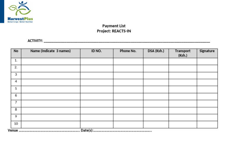 Template 1 - EMC Payment Form | PDF