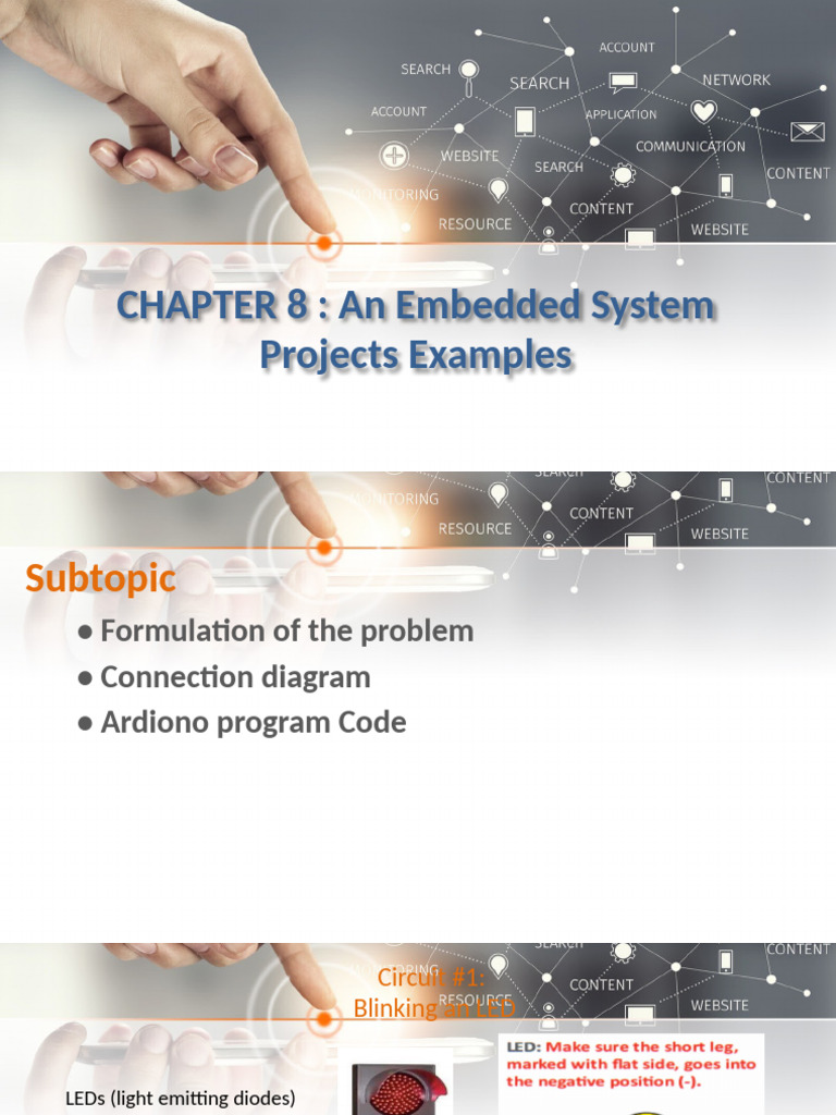 Chapter 8 - An Embedded System Projects Examples | PDF | Resistor | Arduino